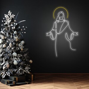 Jesus Neon Signs, Jesus Art Signs, Best Christmas Gifts, Christmas ...