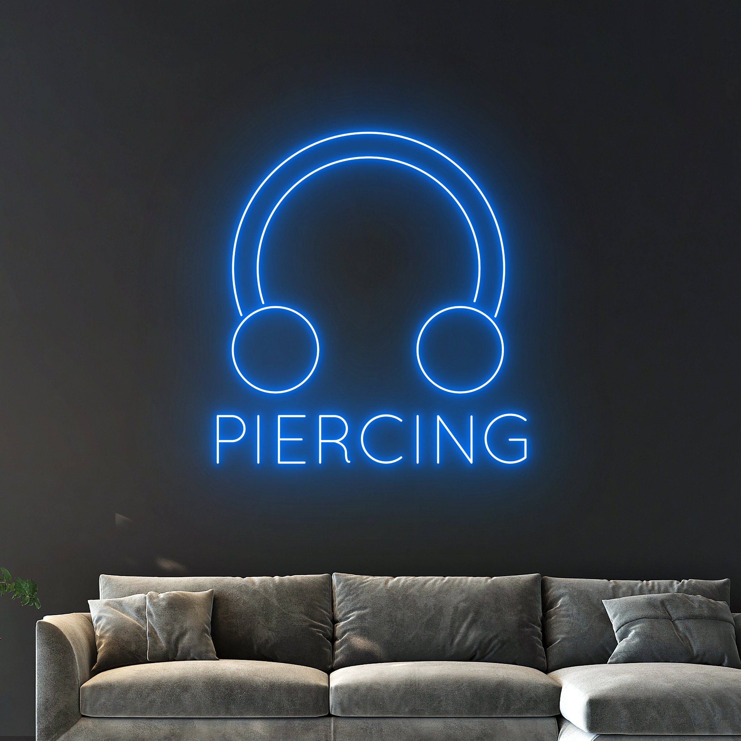 Piercing Neon Light, Piercing Spa Led Sign, Piercing Salon Led Light ...