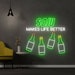 Soju Makes Life Better Neon Sign, Soju Neon Light, Soju LED Light, Soju ...