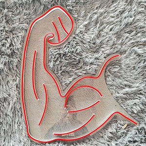 Muscle Neon Sign, Muscle Led Sign, Gym Led Sign, Custom Neon Sign ...