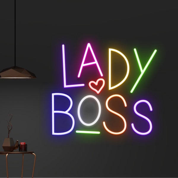 Boss Lady Neon Sign - Etsy