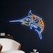 Atlantic Blue Marlin Fish Neon Sign, Atlantic Blue Marlin Fish Led Sign ...