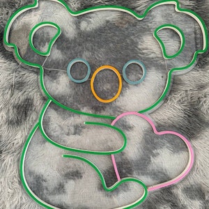 Koala Neon Sign, Koala Led Sign, Koala Led Light, Custom Neon Sign ...