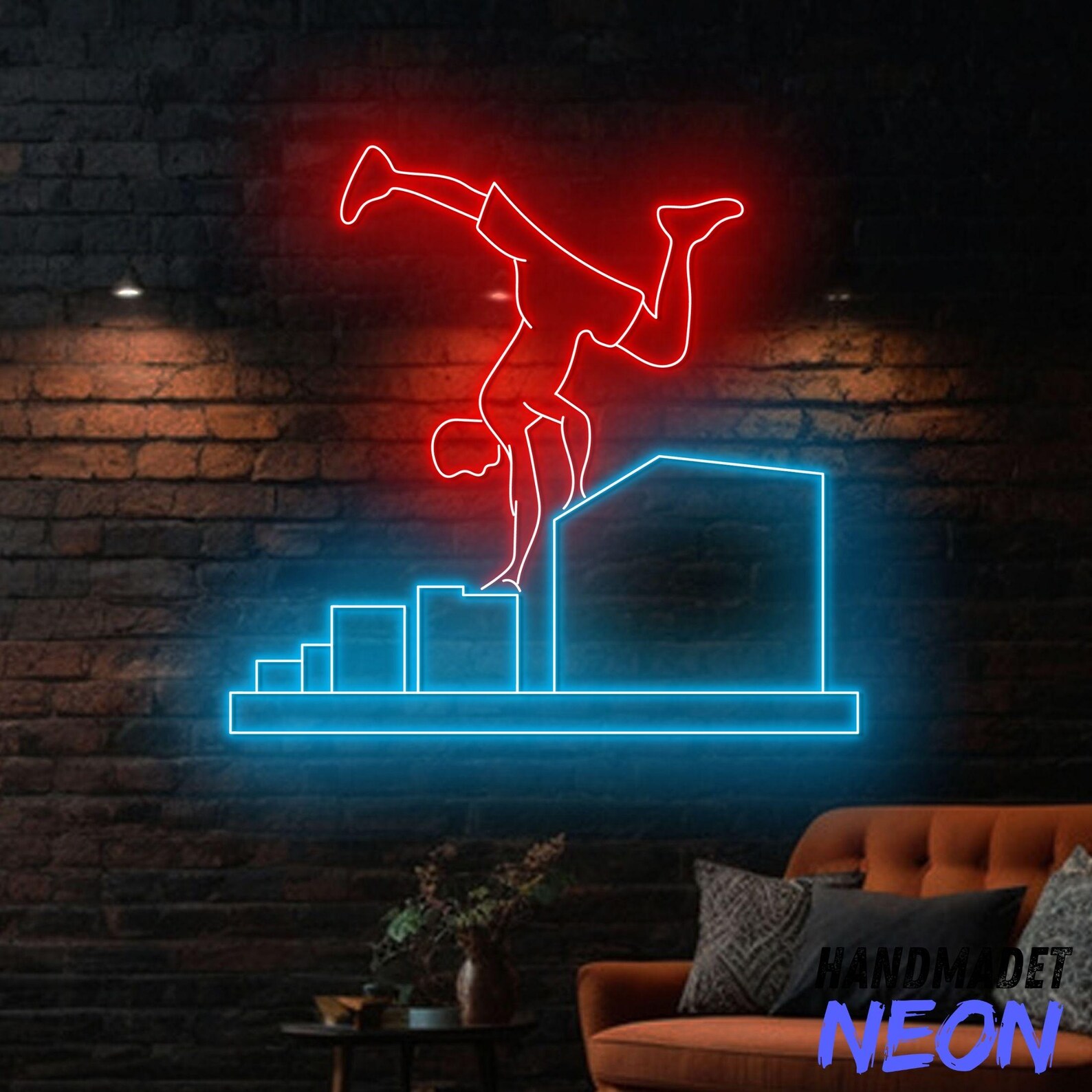Parkour Neon Sign, Parkour Led Sign, Parkour Neon Light, Parkour Sport ...