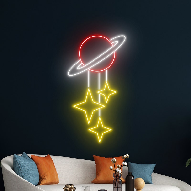 Neon Stars - Etsy