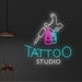 Custom Tattoo Studio Neon Light, Tattoo Shop Led Sign, Ink Tattoo Salon ...