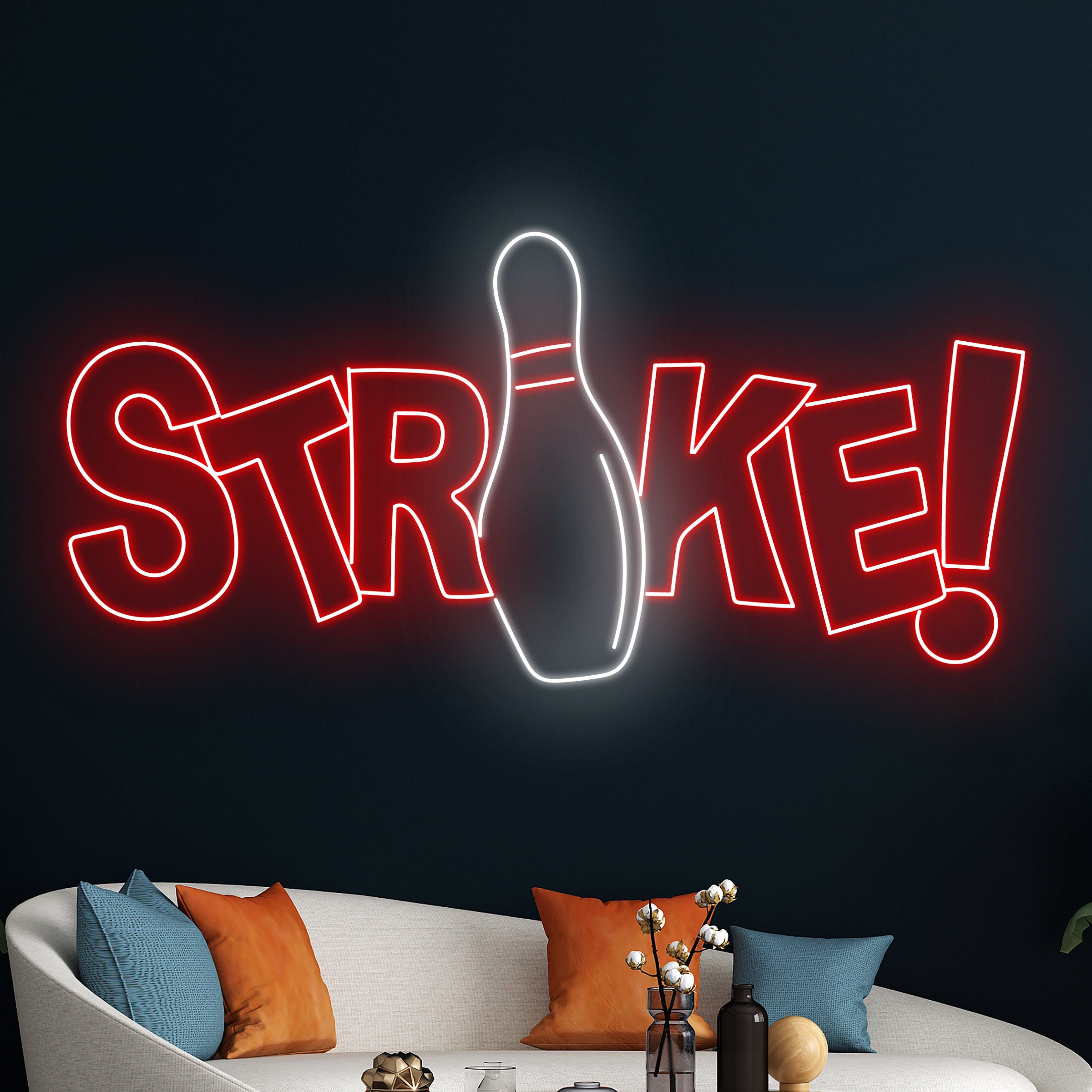 Bowling Neon Sign, I'd Hit That Bowling Led Sign, Bowling Led Light ...