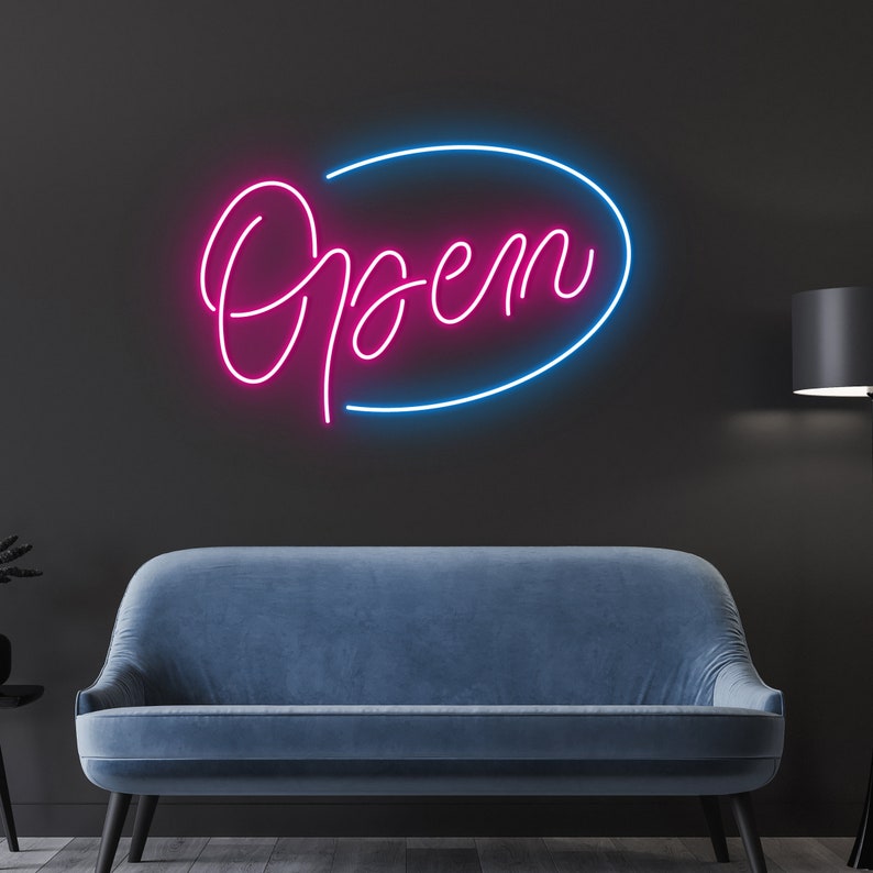 Open Led Sign, Open Led Sign, Wall Decor, Bar Neon Sign, Custom Neon ...