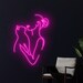 Cat Girl Led Sign, Cat Woman Led Light, Cat Lady Neon Sign, Cat Neon ...