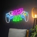 Game Over Game Controller Neon Sign, Breaking Controller Led Sign, Game ...