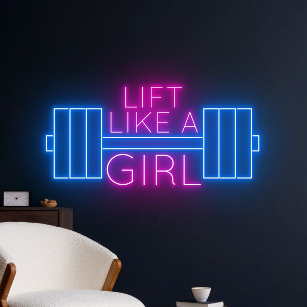 Weight Lifting Neon Sign - Etsy