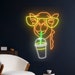 Llama Neon Sign Llama Drinking Neon Light Llama in Glasses - Etsy
