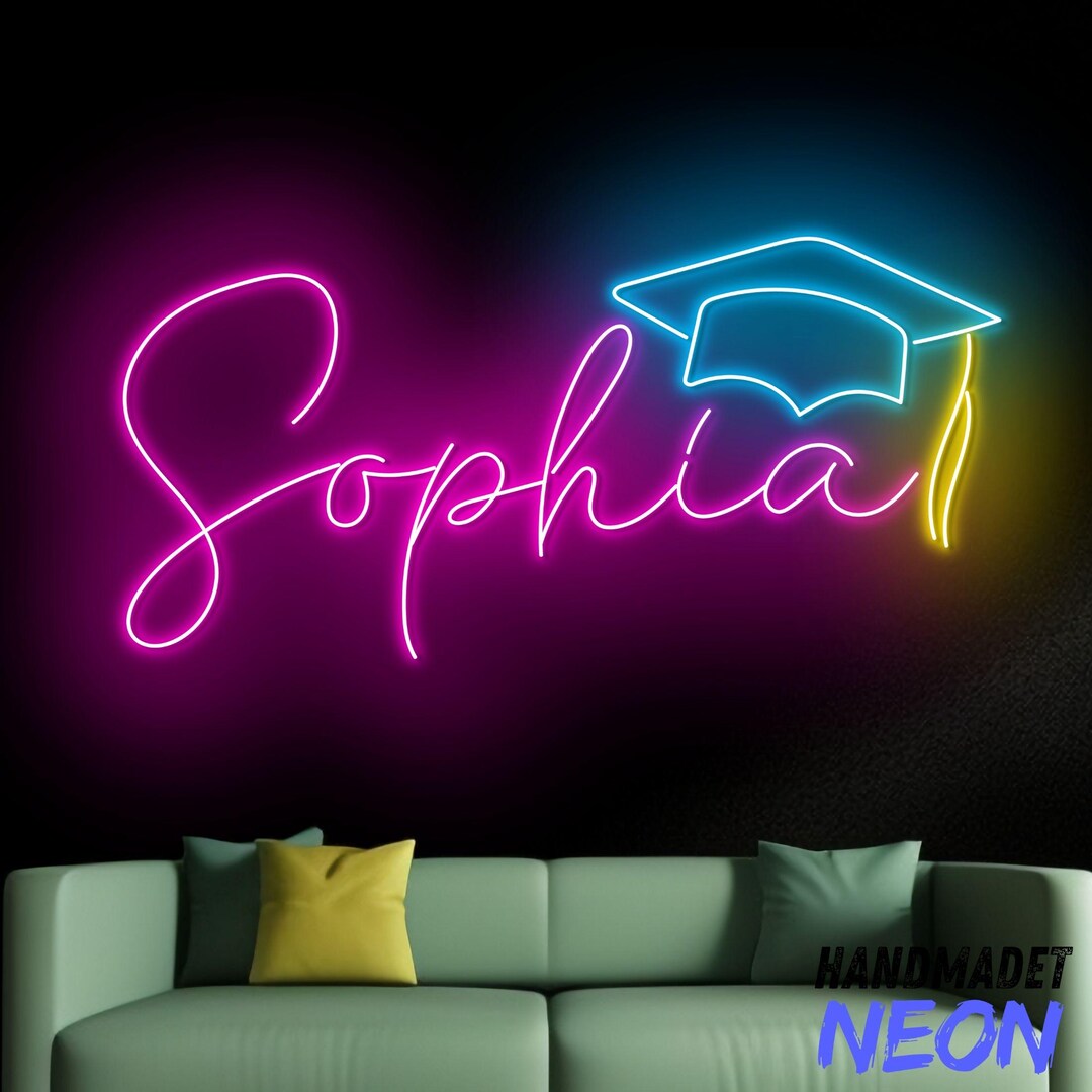 Congratulation Neon Sign, Congrats Led Sign, Graduate Led Light, Neon ...