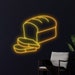 Toast Neon Sign, Toast LED Sign, Bread Neon Light, Toast Led Light Room ...