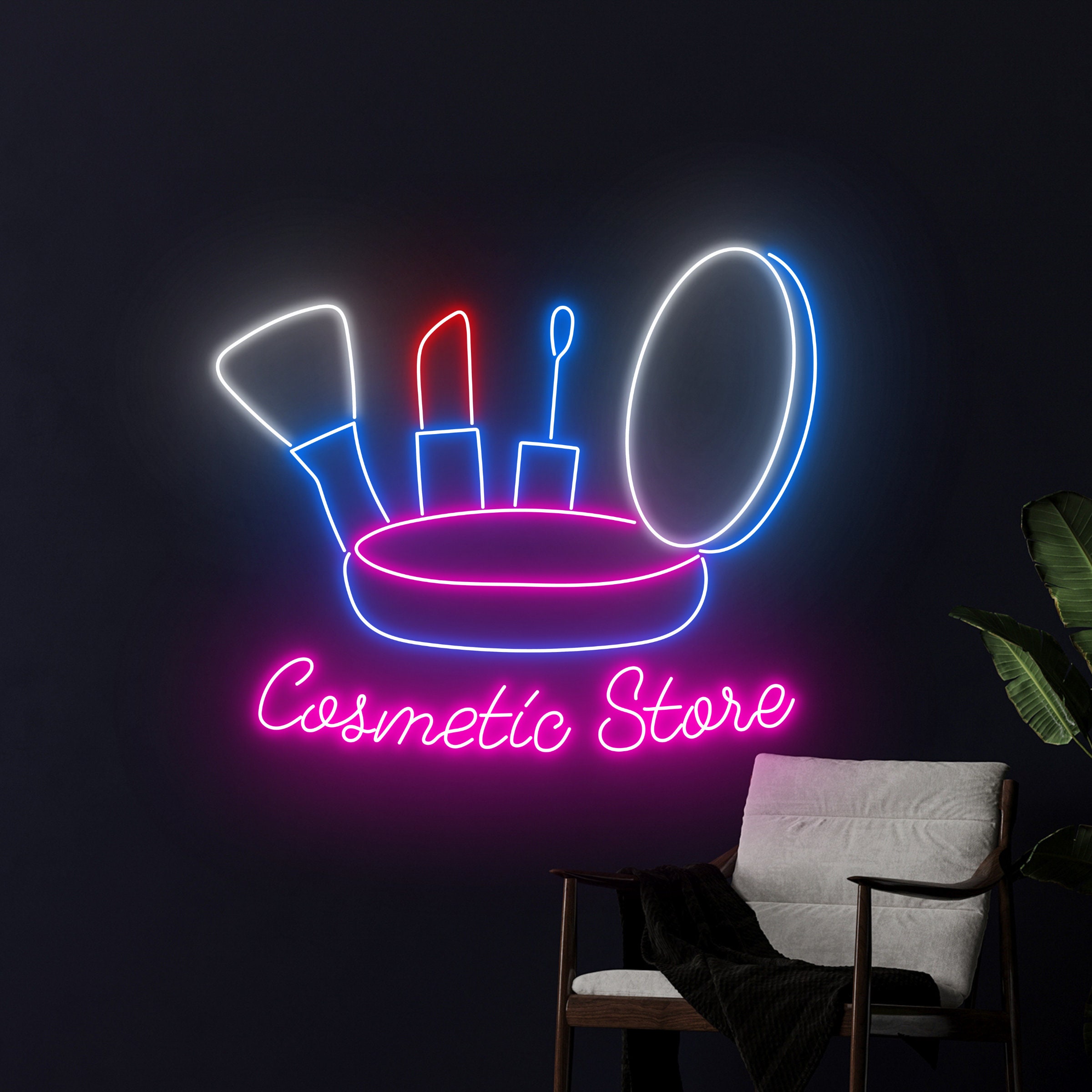 Cosmetics Neon Sign, Cosmetics Neon Light, Beauty Product Led Sign ...