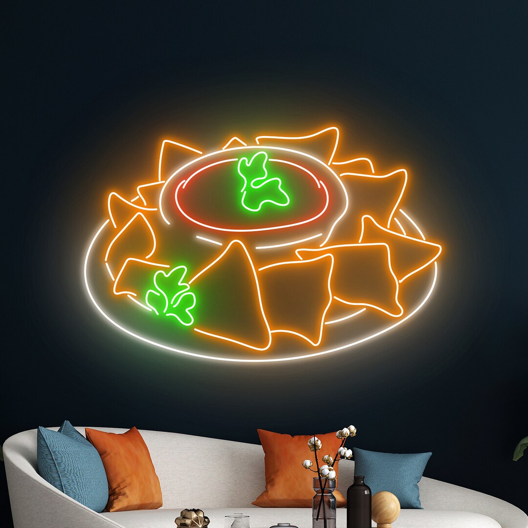 Nachos Neon Sign, Mexico Chip Neon Light, Chip Chip Hooray Neon Sign ...