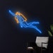 Scuba Diver Neon Sign, Scuba Diver Neon Light, Diving Mask & Duck ...