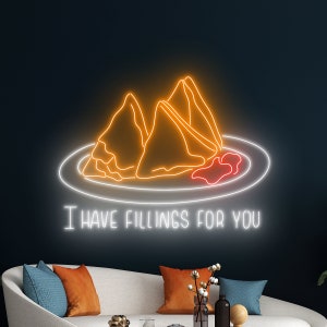 Samosa Neon Sign, Samosa India Led Sign, Samosa Led Light, Samosa India ...