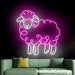 Sheep Neon Sign, Sheep Led Sign, Sheep Animal Neon Light, Animal Lover ...