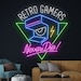 Arcade Game Machine Neon Sign, Game Machine Led Sign, Arcade Led Light ...