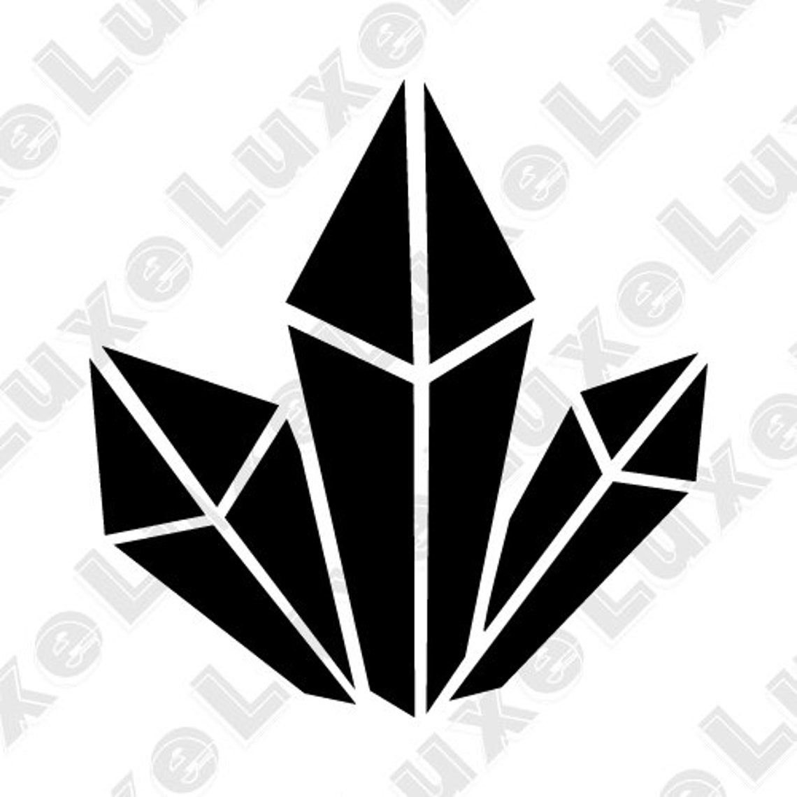 Rock Gem Crystal Stone Jewel Icon Svg, Png, Jpg: Includes All 3 File ...