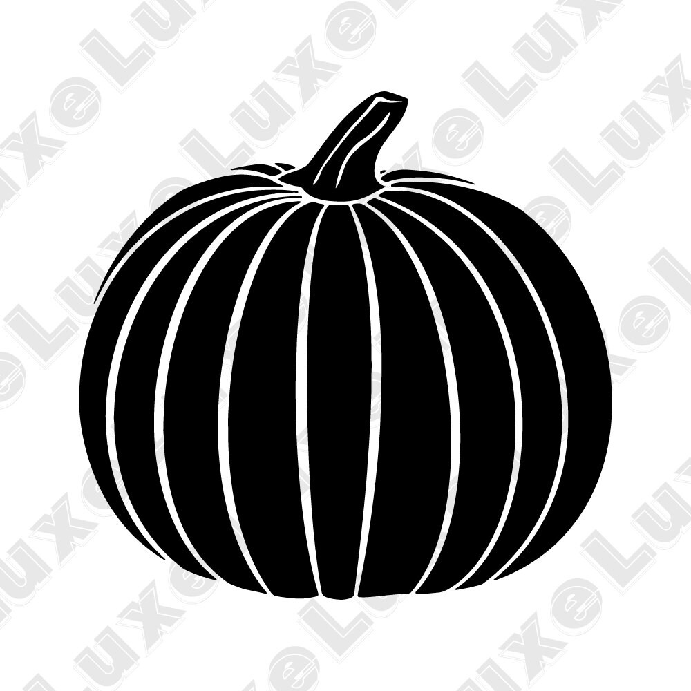 Fall Pumpkin - Filled - Svg, Png, Jpg: Includes All 3 File Types With ...