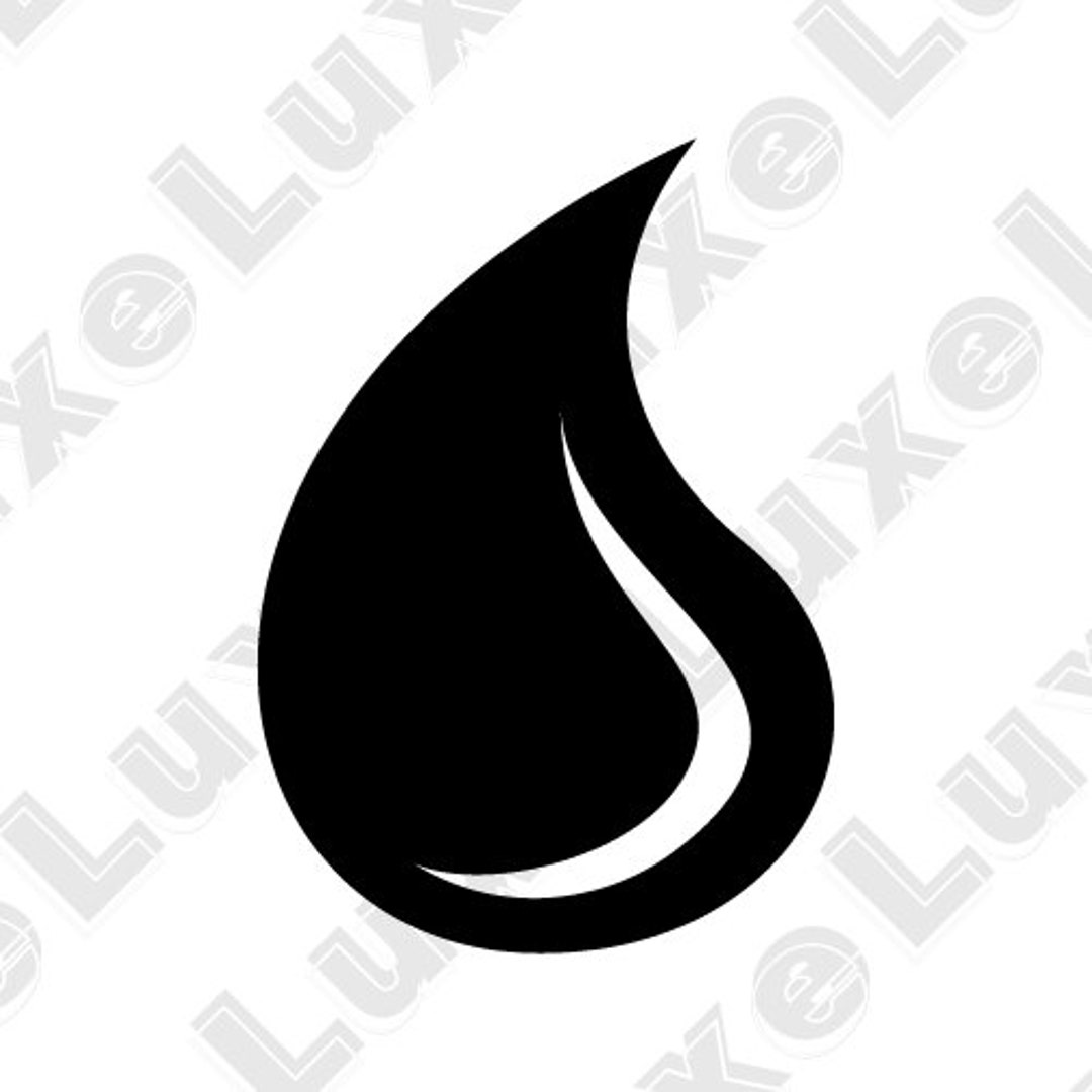 Water Drop Icon Svg, Png, Jpg: Includes All 3 File Types With Scalable ...
