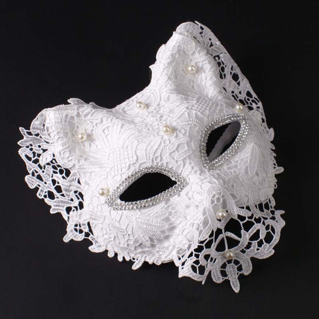 Fox Cat Full Face Beauty Goddess Mask Stage Halloween Masquerade - Etsy