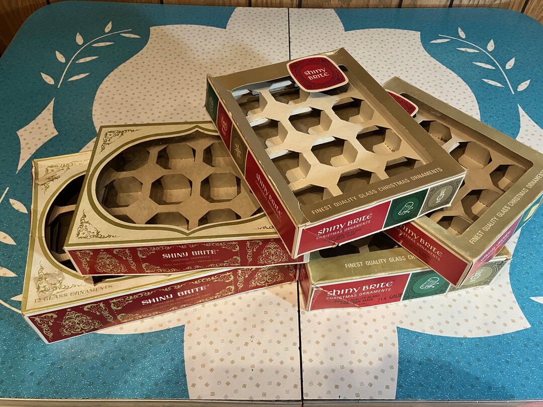 Vintage Empty Shiny Brite Boxes - Etsy
