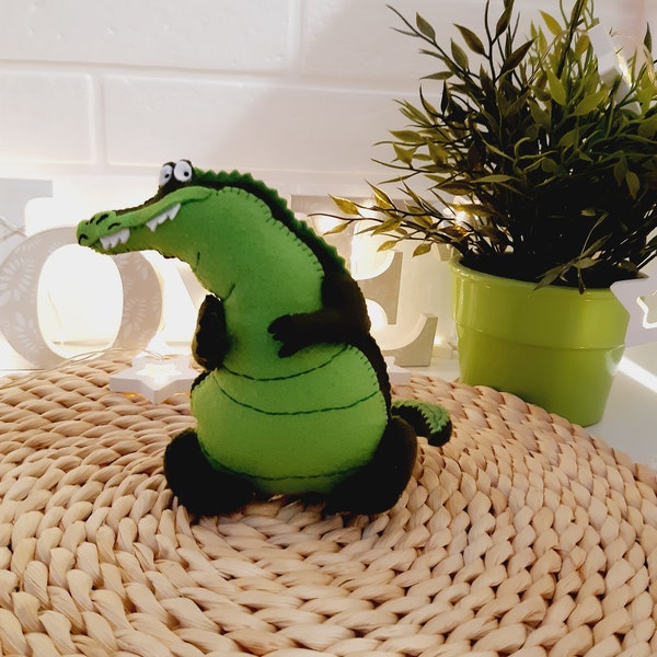 Crocodile Toy - Etsy