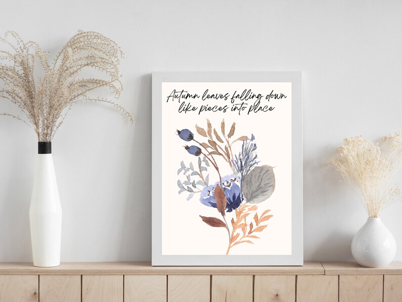 Autumn Leaves Falling Lyric Prints, Swiftie Art, All Too Well Poster ...