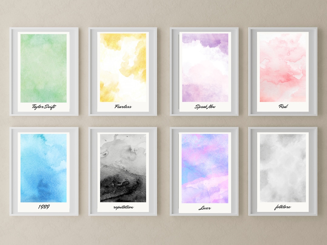 Set of 11 Swiftie Album Prints Set | Swiftie All Albums | Swiftie ...