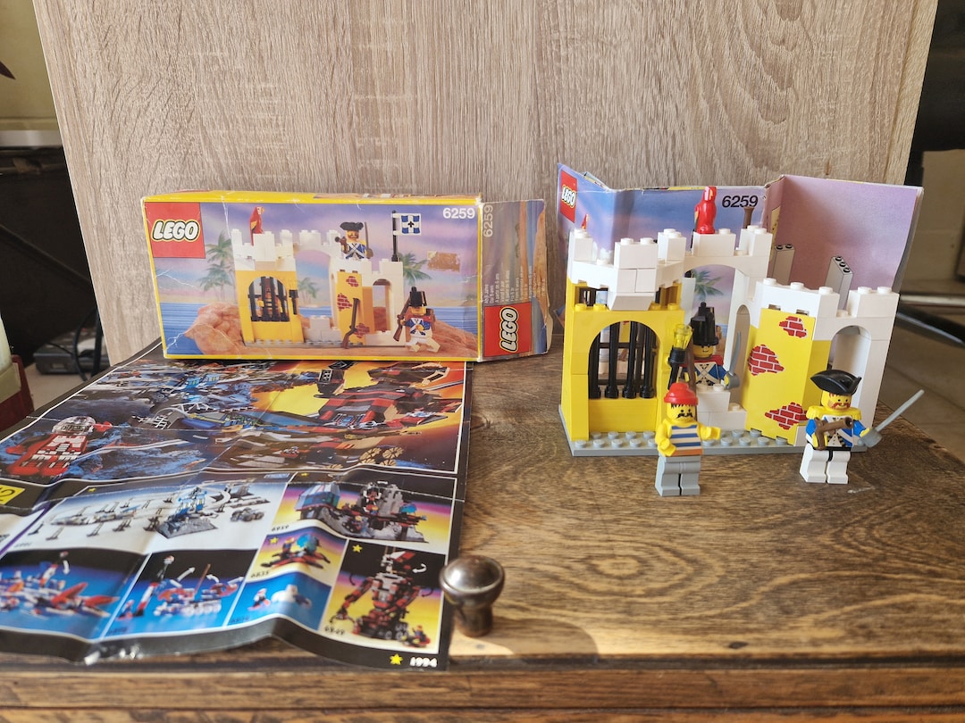 Vintage Lego Pirates Broadside's Brig 6259 mit Anleitung - Etsy.de