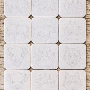 Pellon Felt Designs | Native-inspired Animal Templates Beading Patterns ...