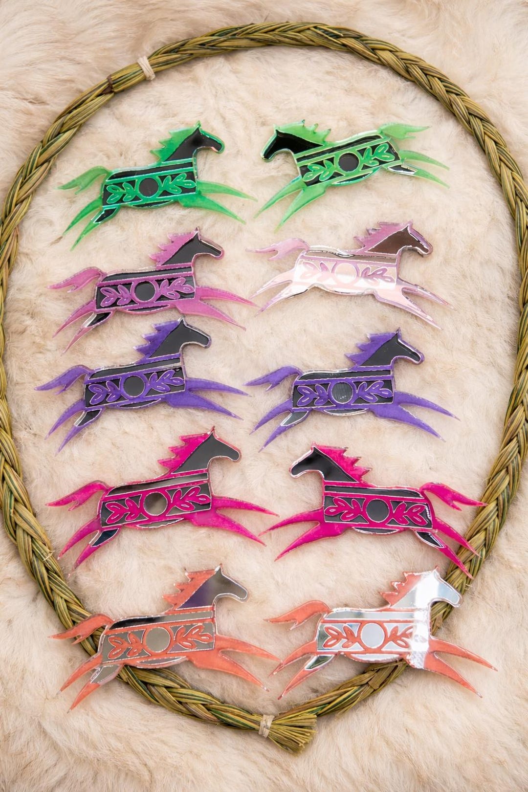 Pastel Horse Cabochons – Native American Inspired Jewelry Centers - Etsy