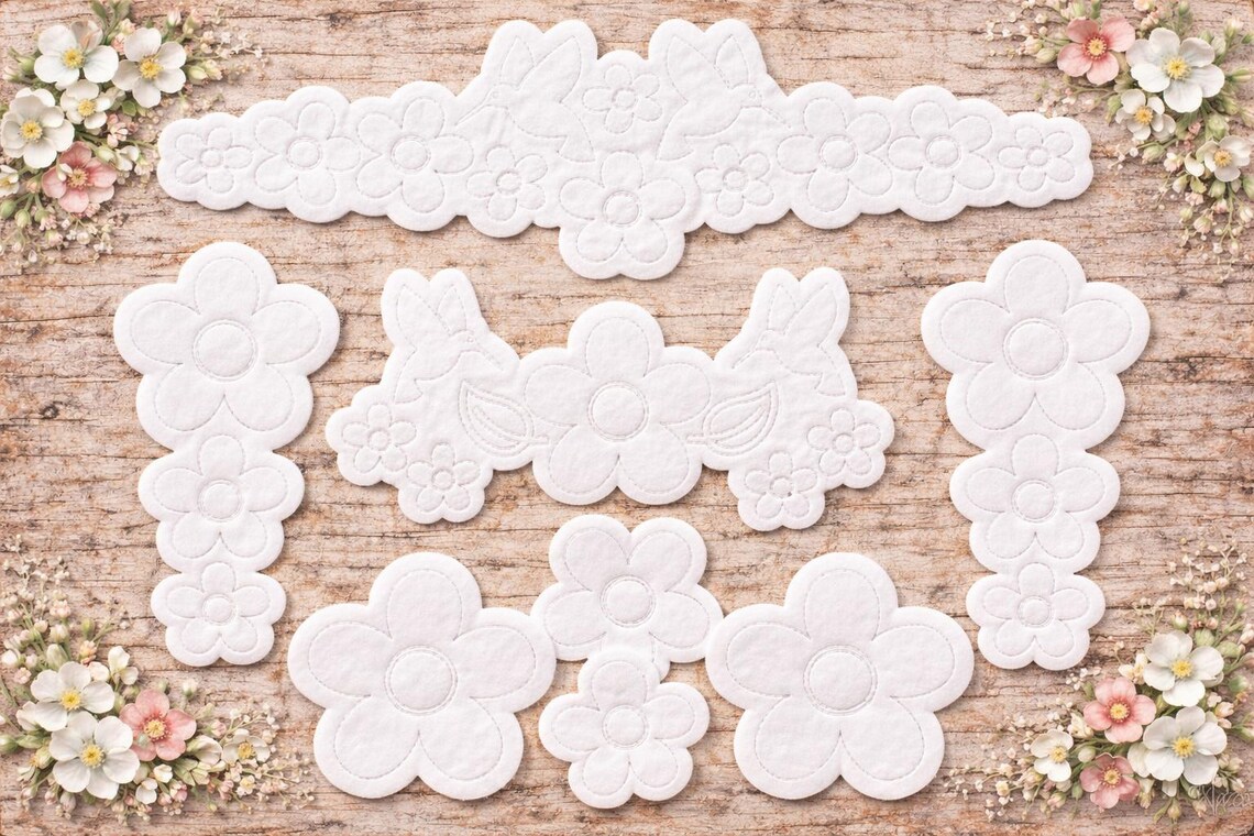 Floral Native Regalia Beadwork Patterns, Felt Applique Designs - Etsy