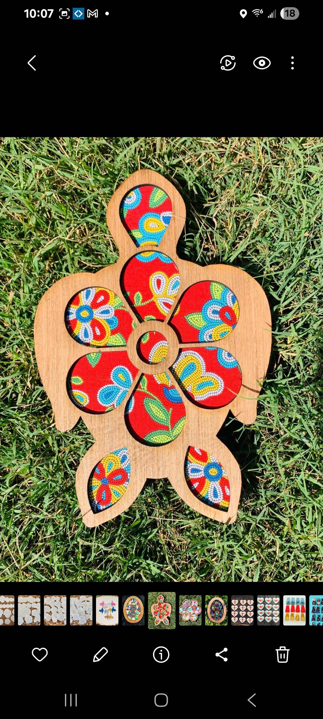 Native Beading Board. Turtle Design. Beadwork. - Etsy