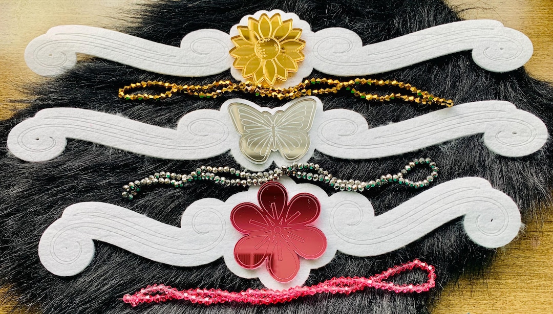 Floral Native American Felt Design, Native Beading Supplies, Native ...