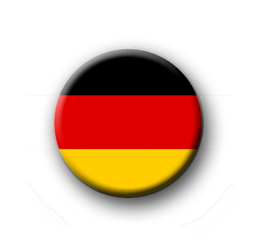 GERMAN FLAG / 1” / 25mm / Pin Button / Badge / National Flag / Federal ...