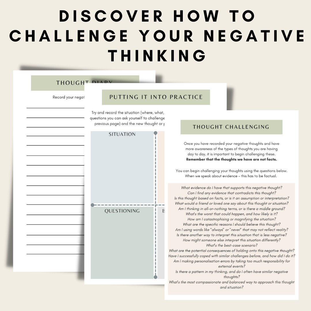 Improve Your Depression & Low Mood Workbook, Depression CBT Workbook ...