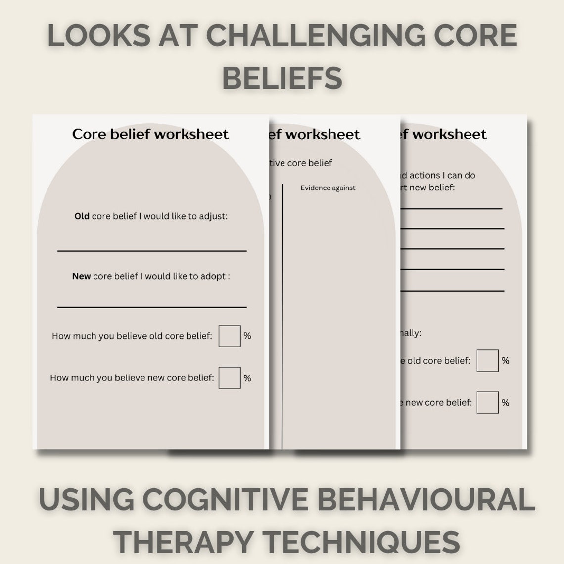 Improve Your Self-esteem Workbook Therapy Workbook CBT - Etsy