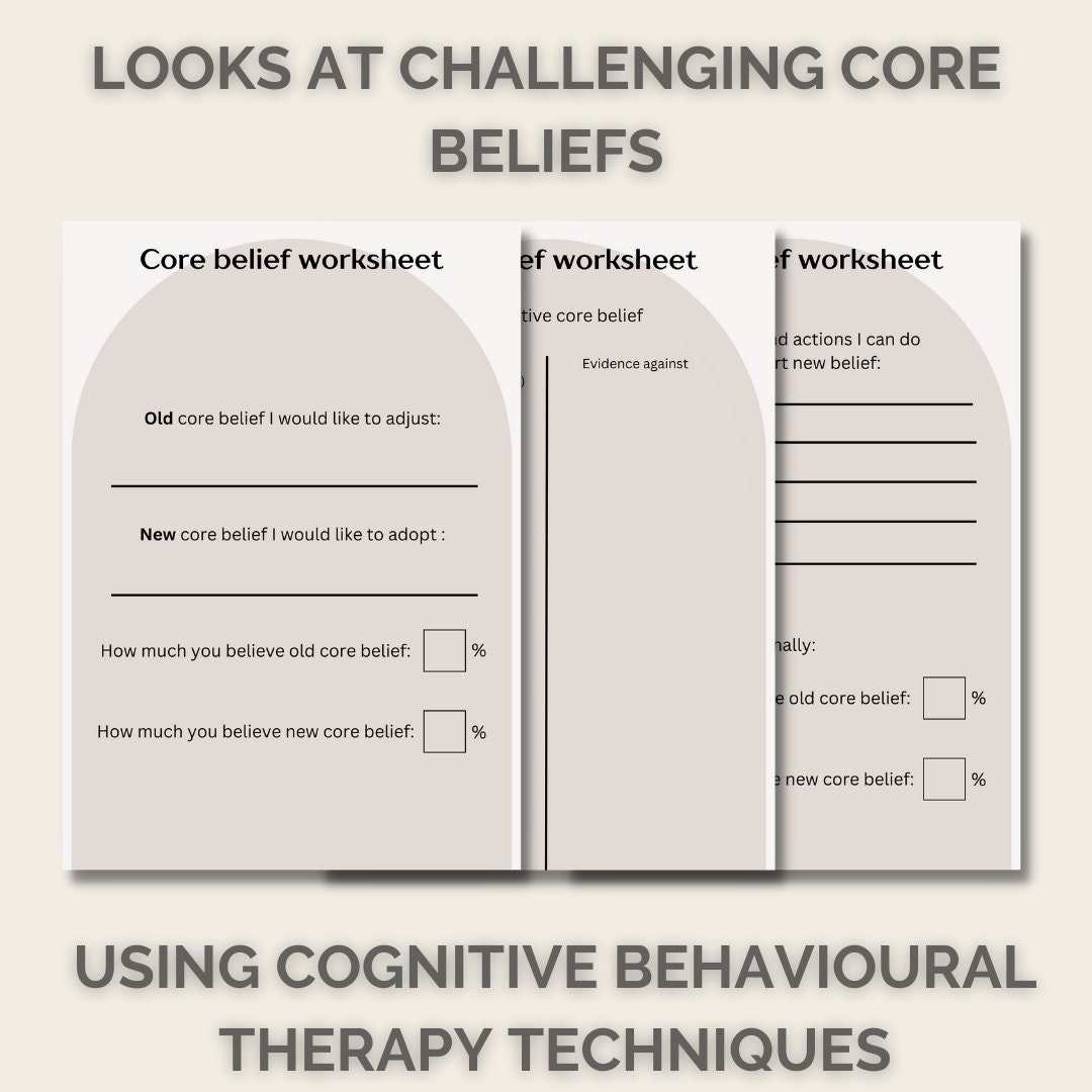 Improve Your Self-esteem Workbook Therapy Workbook CBT - Etsy