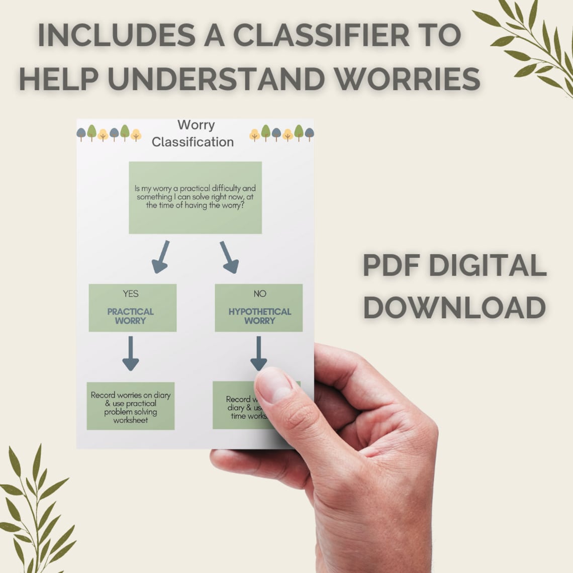 Manage Your Anxiety CBT Worksheets, Therapy Worksheets, Mental Health ...