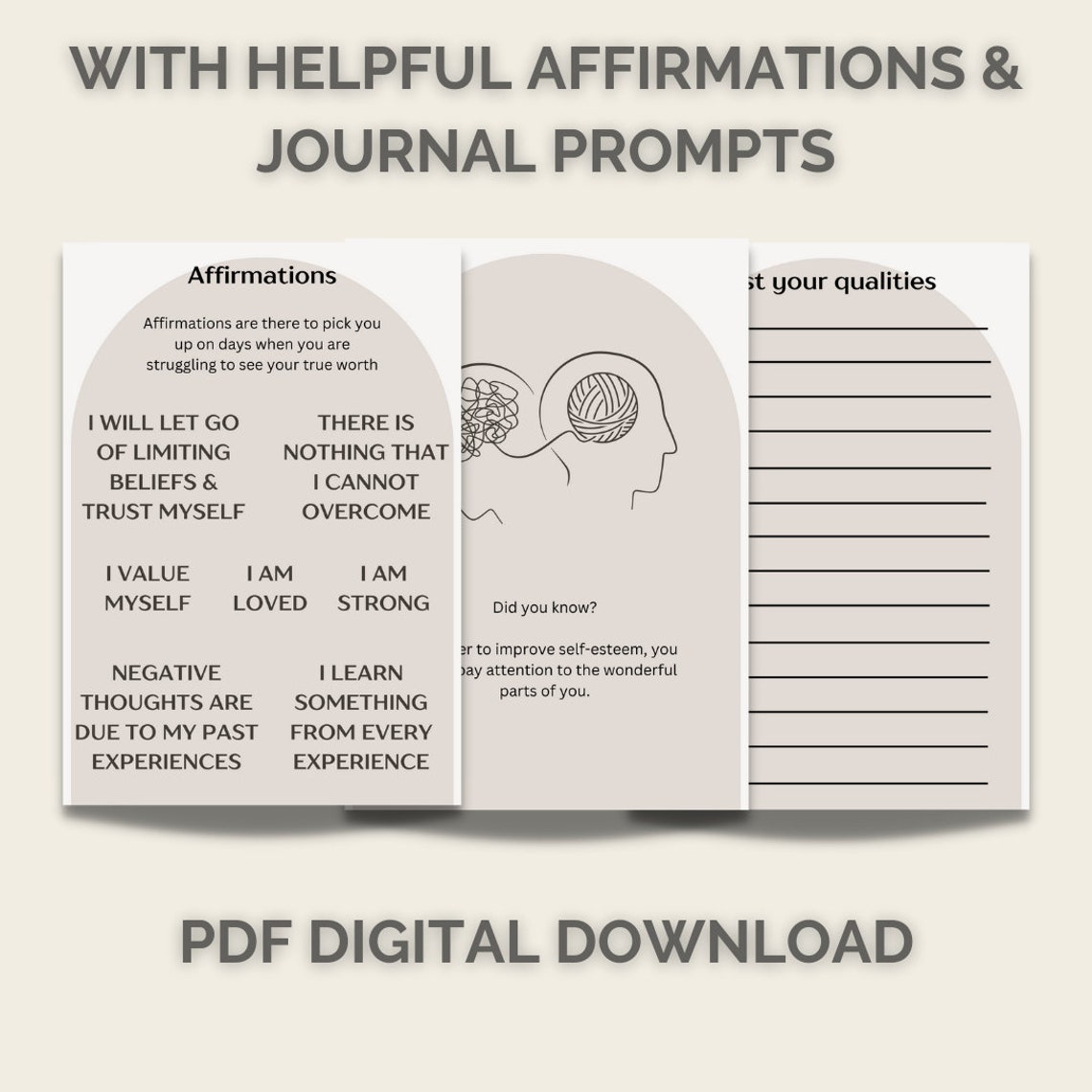 Improve Your Self-esteem Workbook Therapy Workbook CBT - Etsy UK