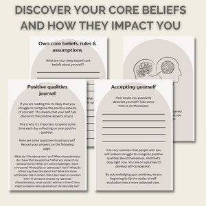 Improve Your Self-esteem Workbook, Therapy Workbook, CBT Worksheets ...