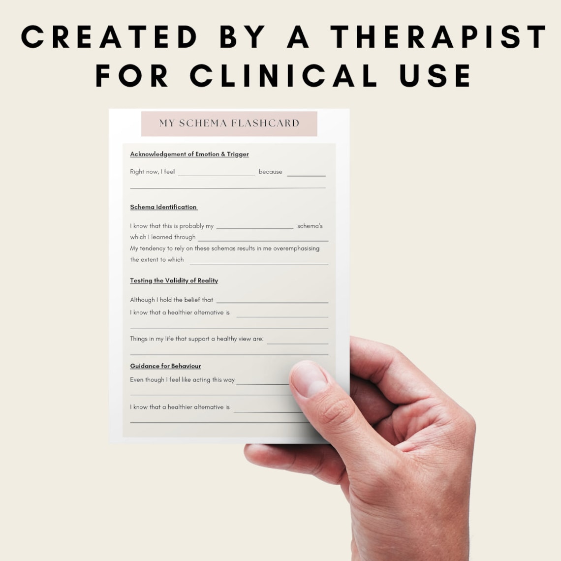 Schema Therapy Flashcard, Therapy Flashcard, Schema Therapy Worksheet ...
