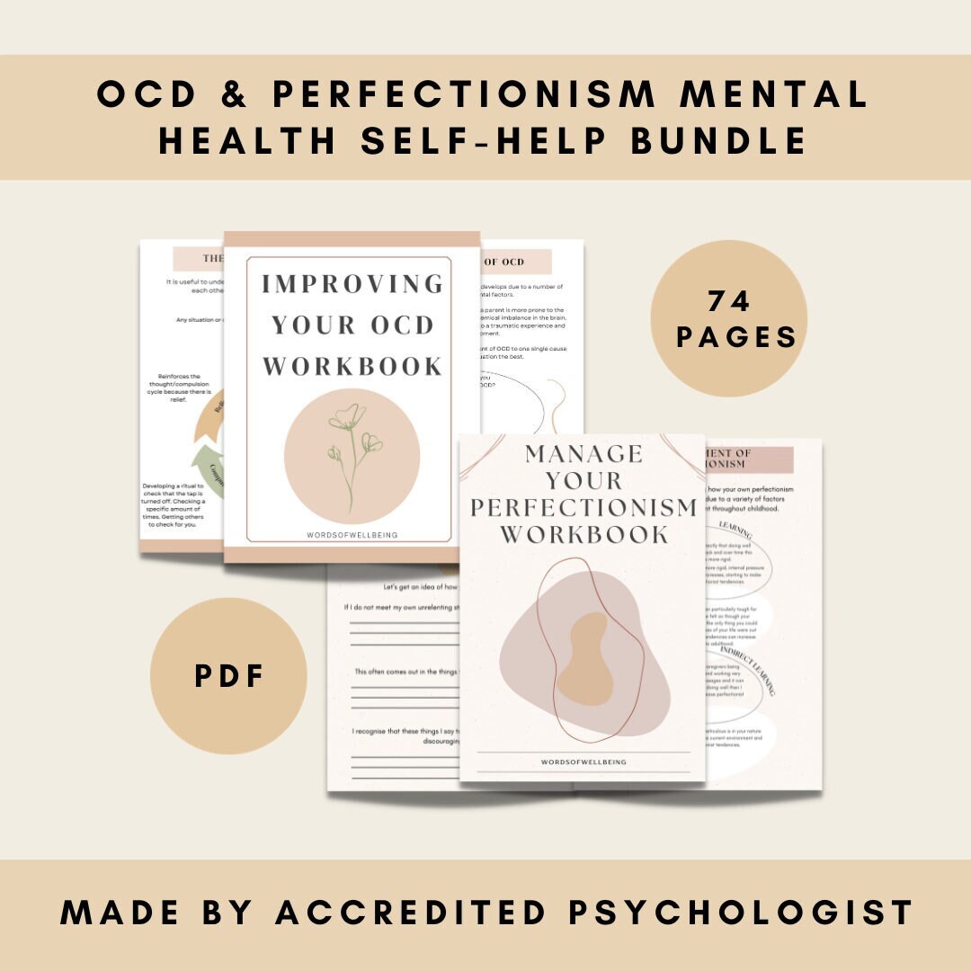 Ocd And Perfectionism Mental Health Self Help Bundle Mental Health
