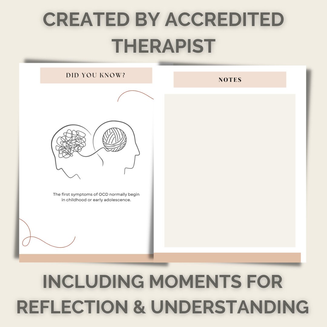 Improve Your OCD Workbook, Exposure Response Prevention Workbook, ERP ...