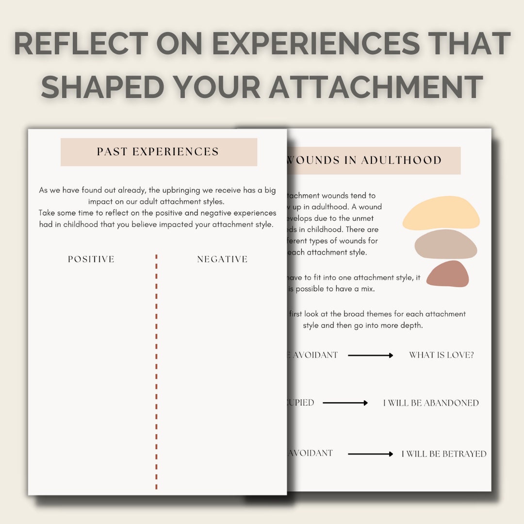 Soothe Your Attachment Wounds, Attachment Type Workbook, Avoidant ...