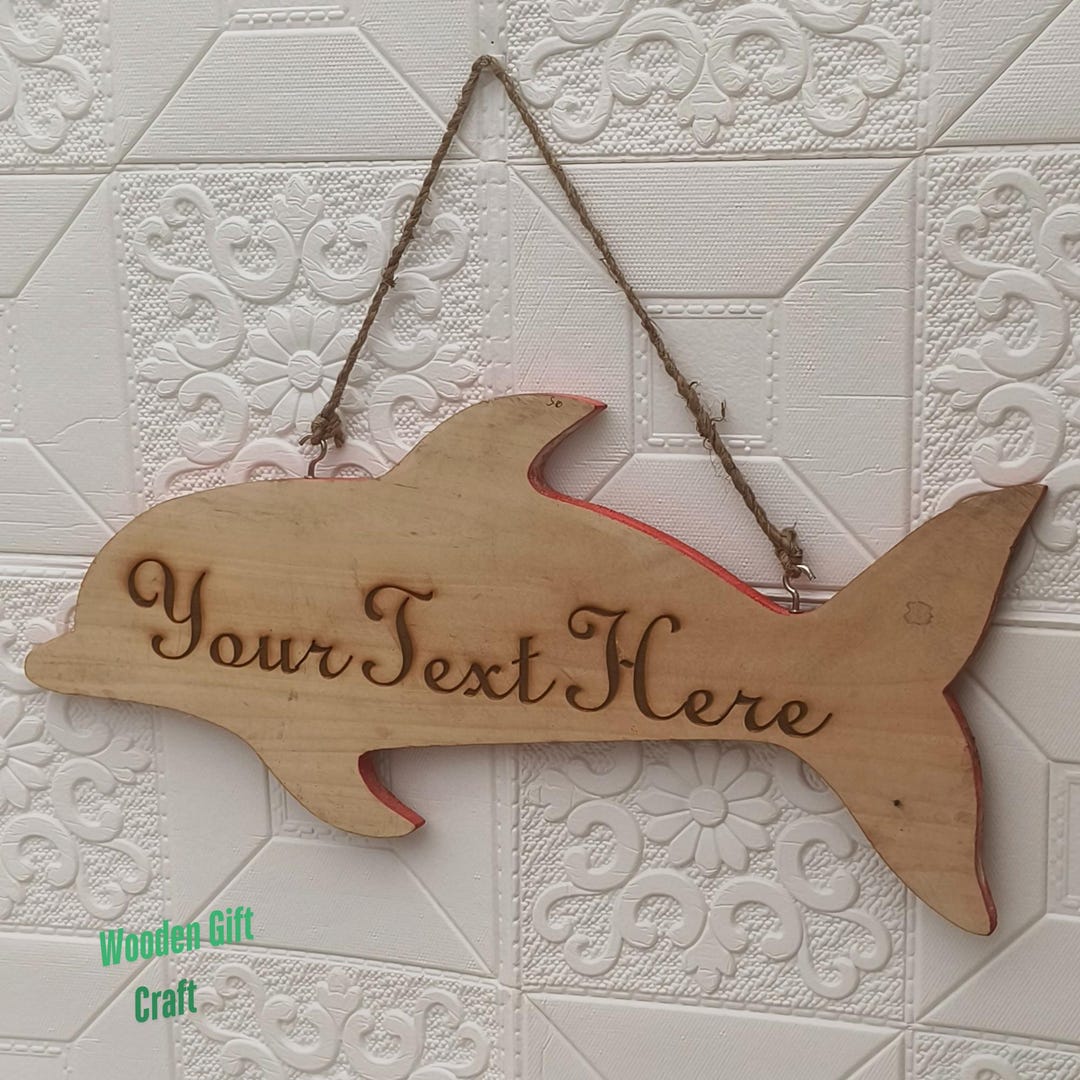 Personalized Wooden Name Plate | Custom Engraved Wall Hanging | Sign ...